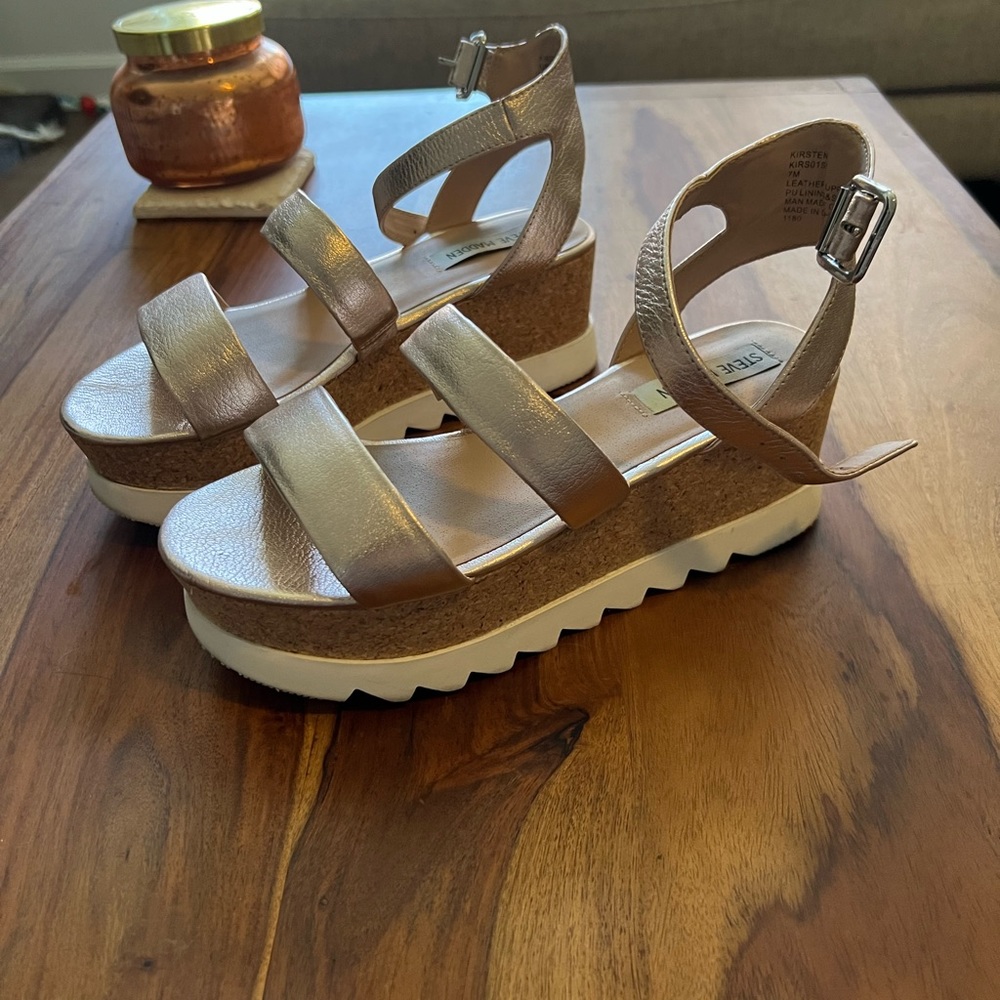 Steve Madden Platform Sandals - Gem